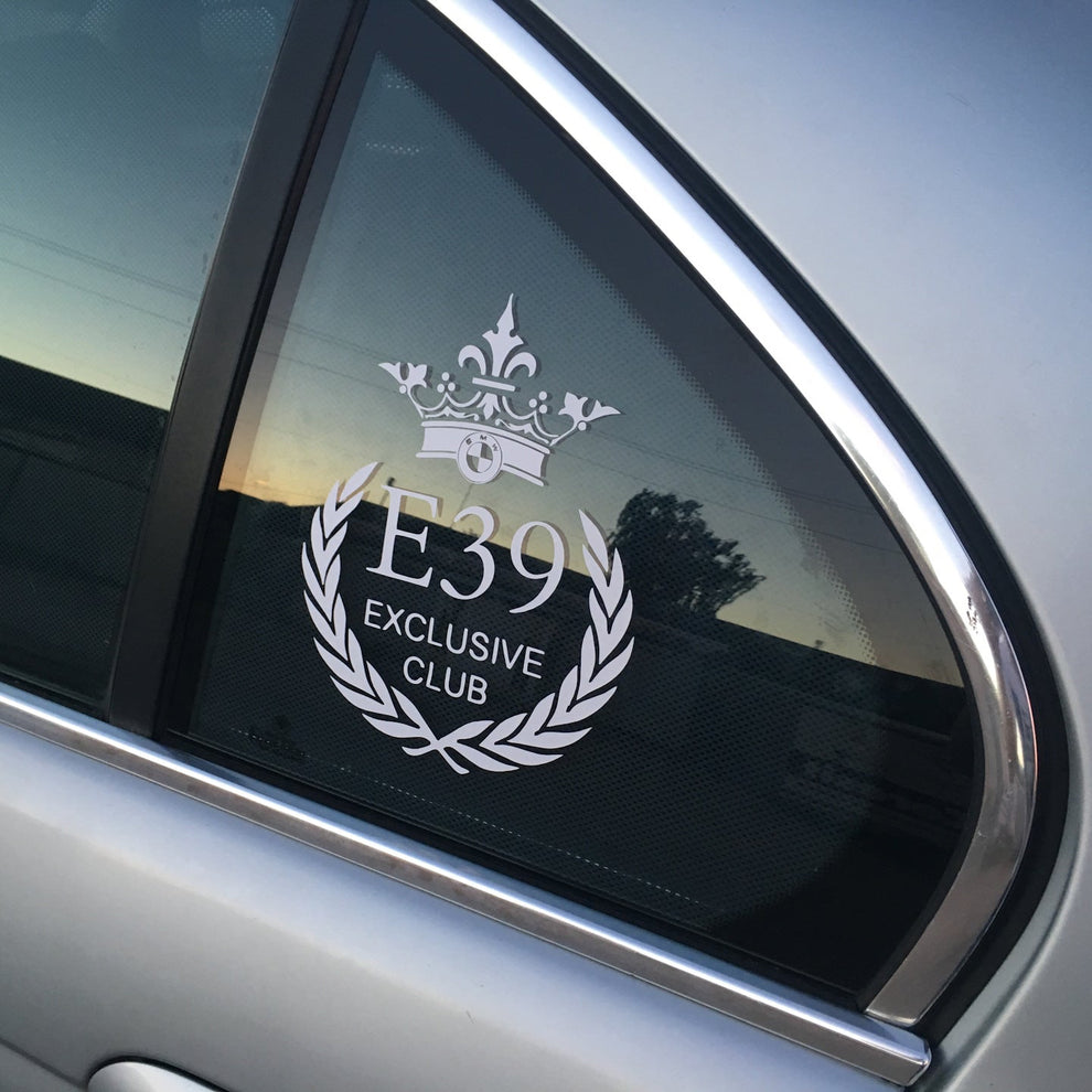 BMW E39 Exclusive Club Vinyl Decal – BMW Stickers and Decals ...