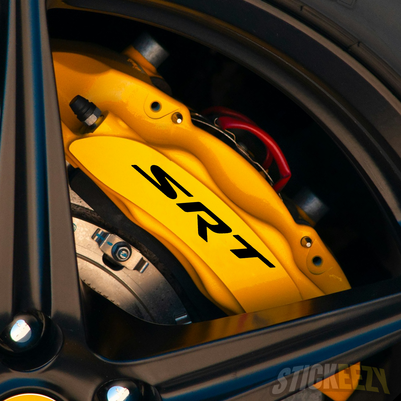 SRT Brake Caliper Decals [Set of 2] - Stickeezy – Stickeezy Vinyl Decals