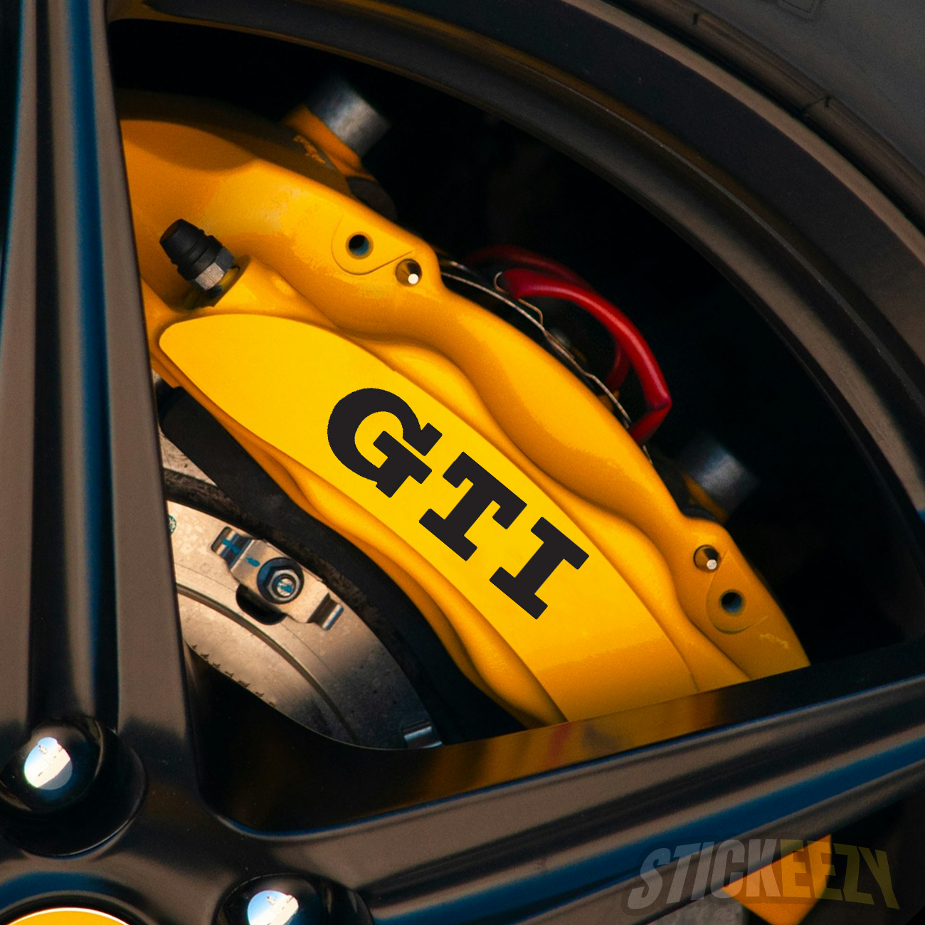 VW GTI Brake Caliper Decals [Set of 2] - Stickeezy – Stickeezy Vinyl Decals